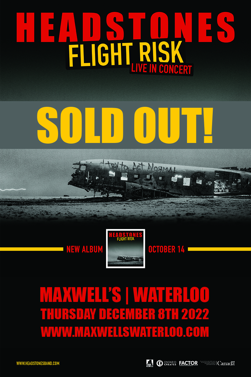 Headstones – SOLD OUT – Maxwell's Concerts and Events